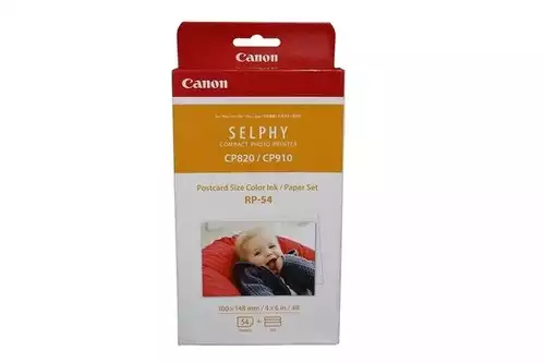 三創線上購物 - CANON RP-54 (明信片4x6尺寸) 相紙54張含墨盒